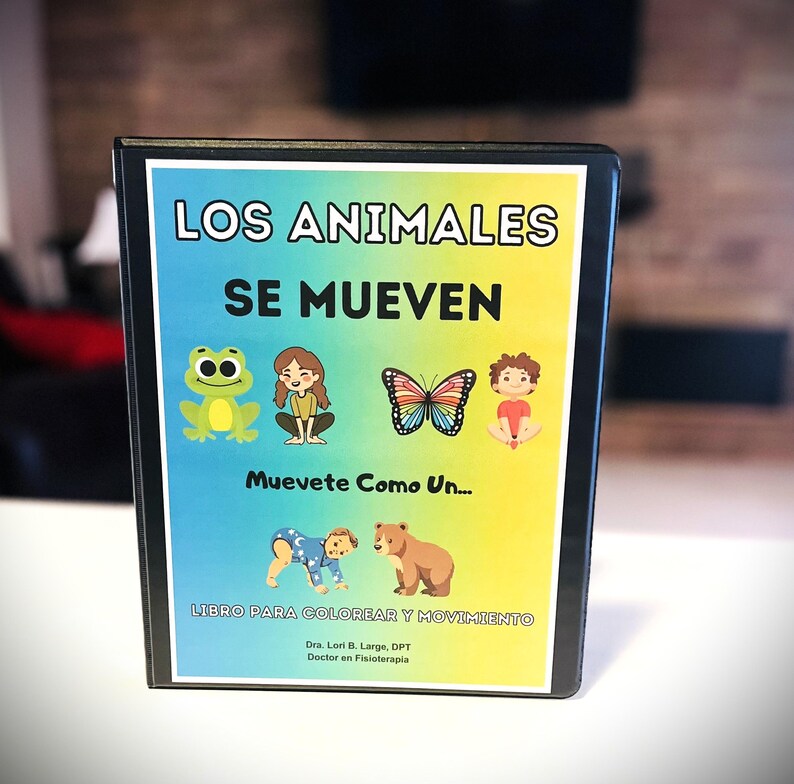 Los Animales Se Mueven - Libro De Colorear Y Movimiento Para Niños ...