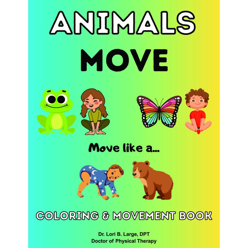 Animal Movement Coloring - Etsy