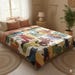 Cats 2D PRINTED Quilted Blanket, Artistic Feline Lover Throw, Unique ...