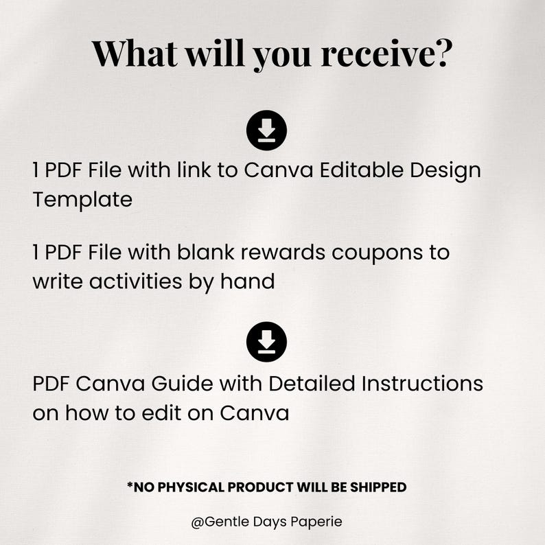 Printable Kids Reward Coupons | Behavior Chart (instant Download) - Etsy