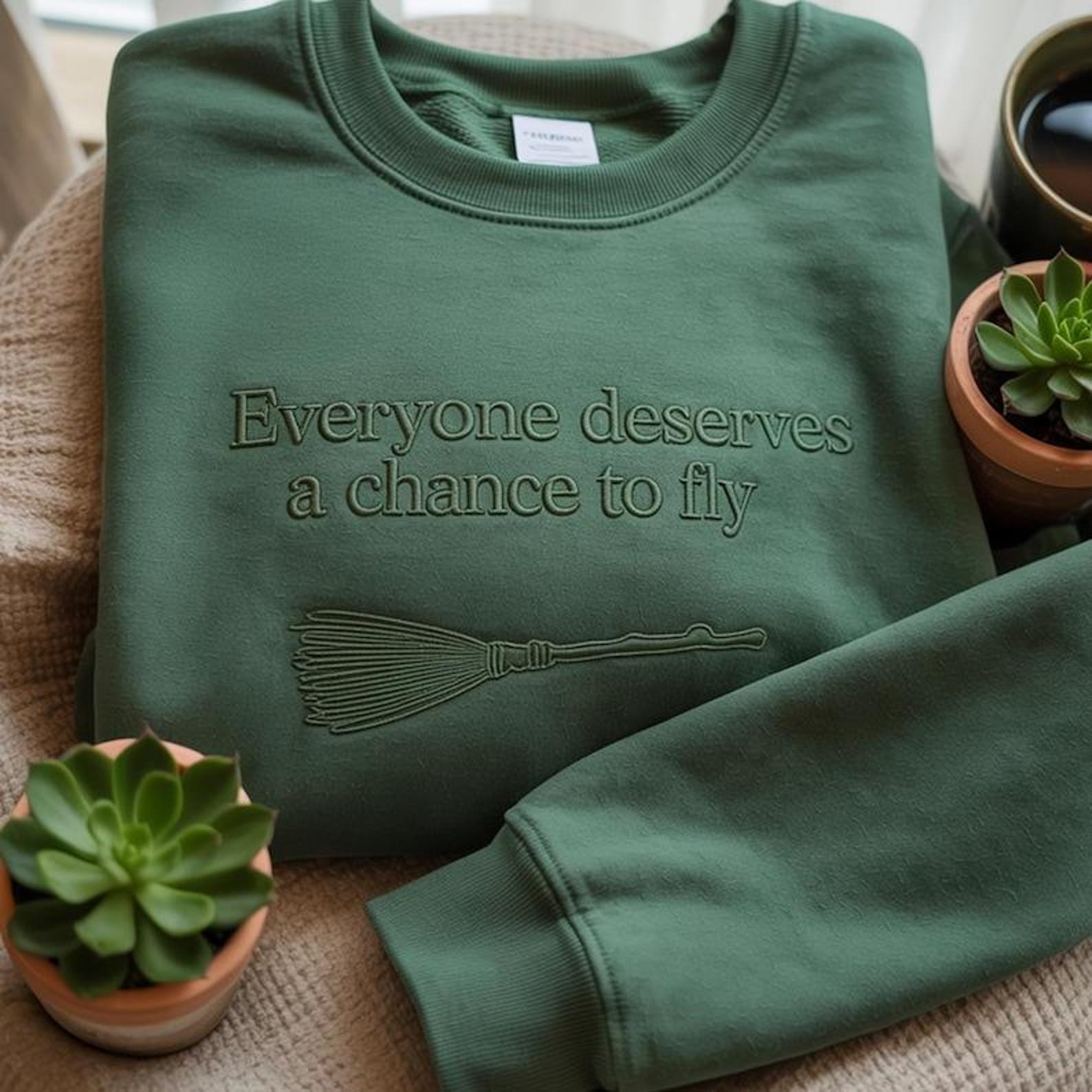 Embroidered Defying Gravity Design, Wicked Musical Design, Broadway ...
