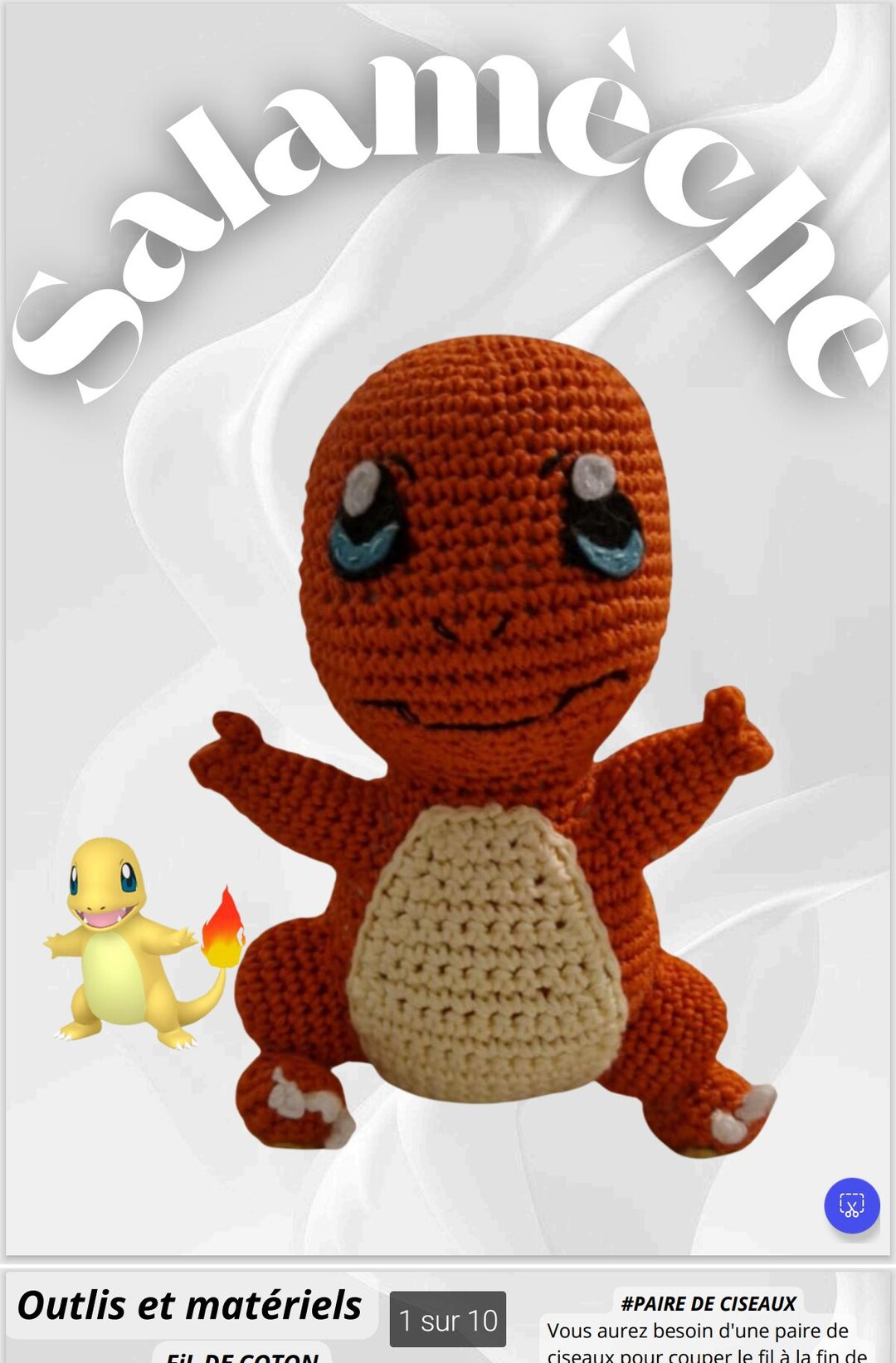 Charmander/slamèche Crochet Tutorial/pattern - Etsy