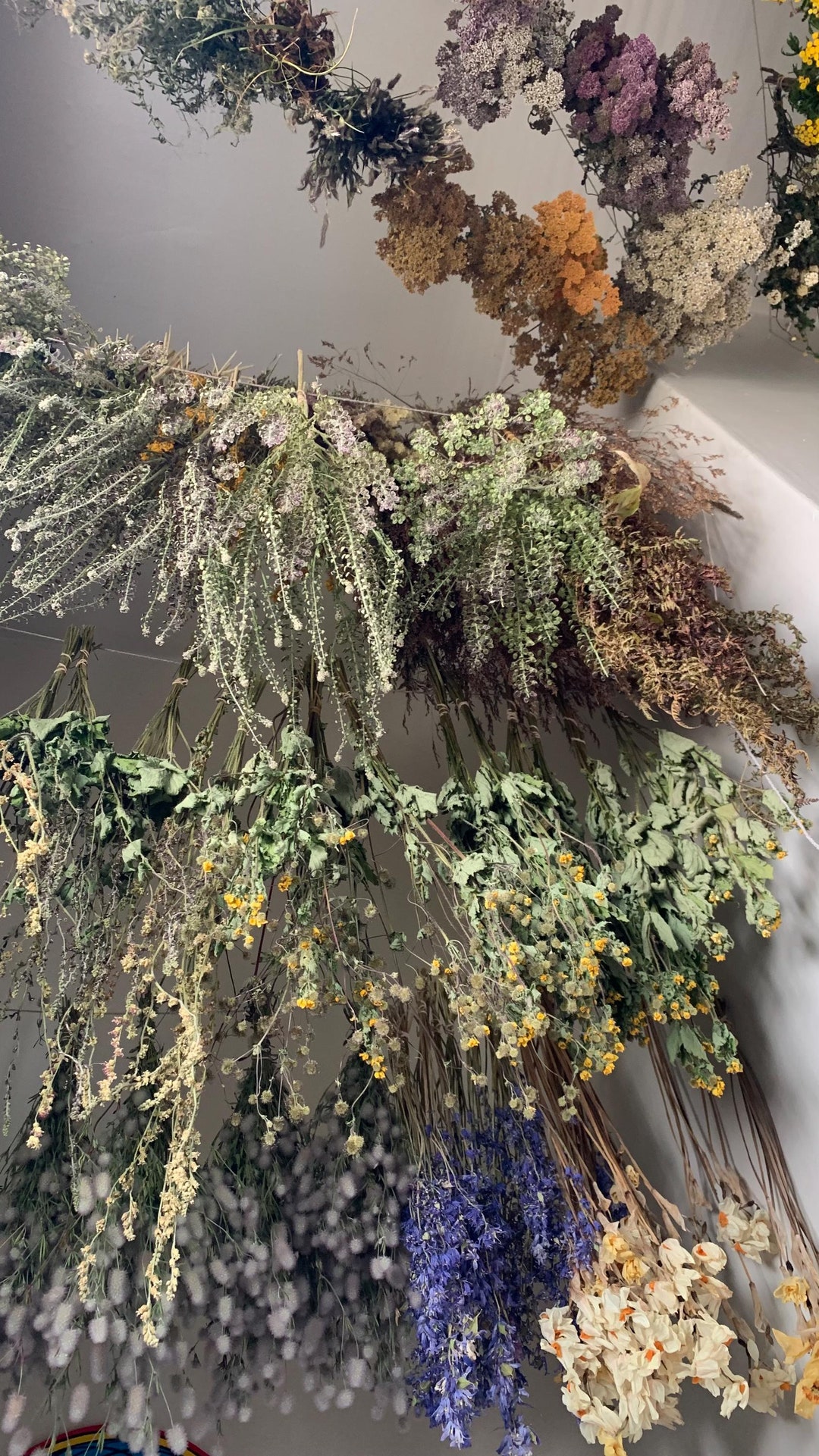 Custom Dried Flower Bouquet Medium No Chemicals or Dyes, Hand Gathered ...