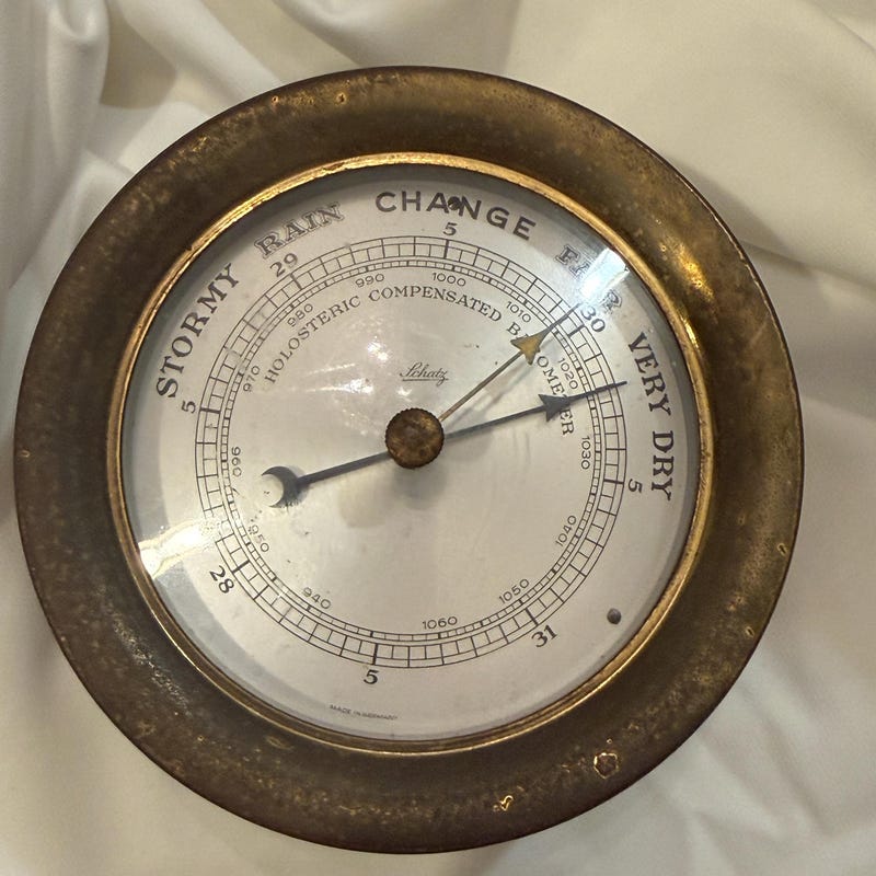 Brass Barometer German - Etsy