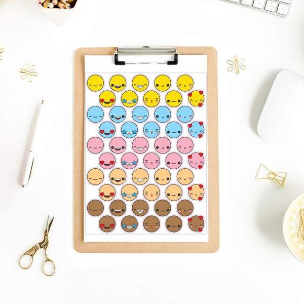Emoji Stickers - Etsy