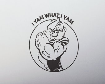 Popeye Sticker - Etsy