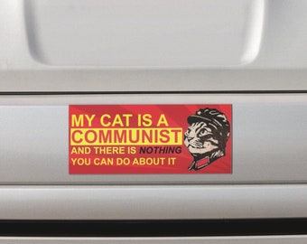 Socialist Cat - Etsy