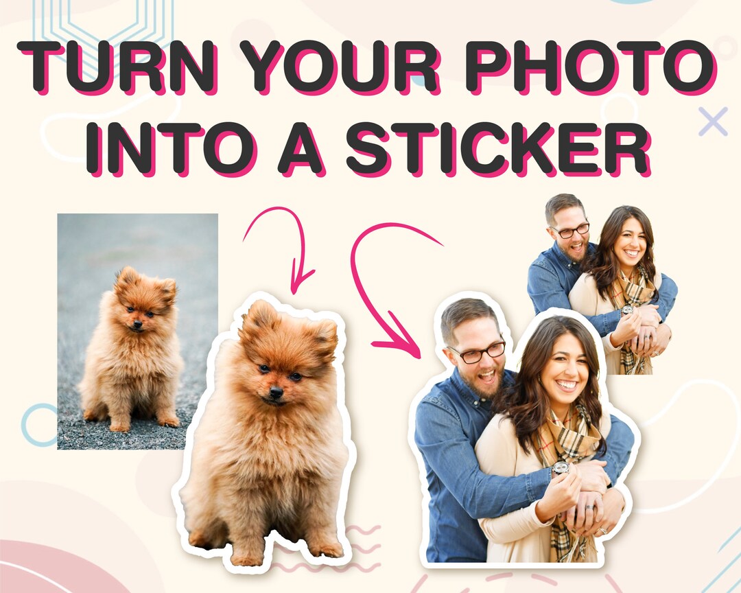 Custom Waterproof Vinyl Sticker Sets Printed With Your Photo - Etsy