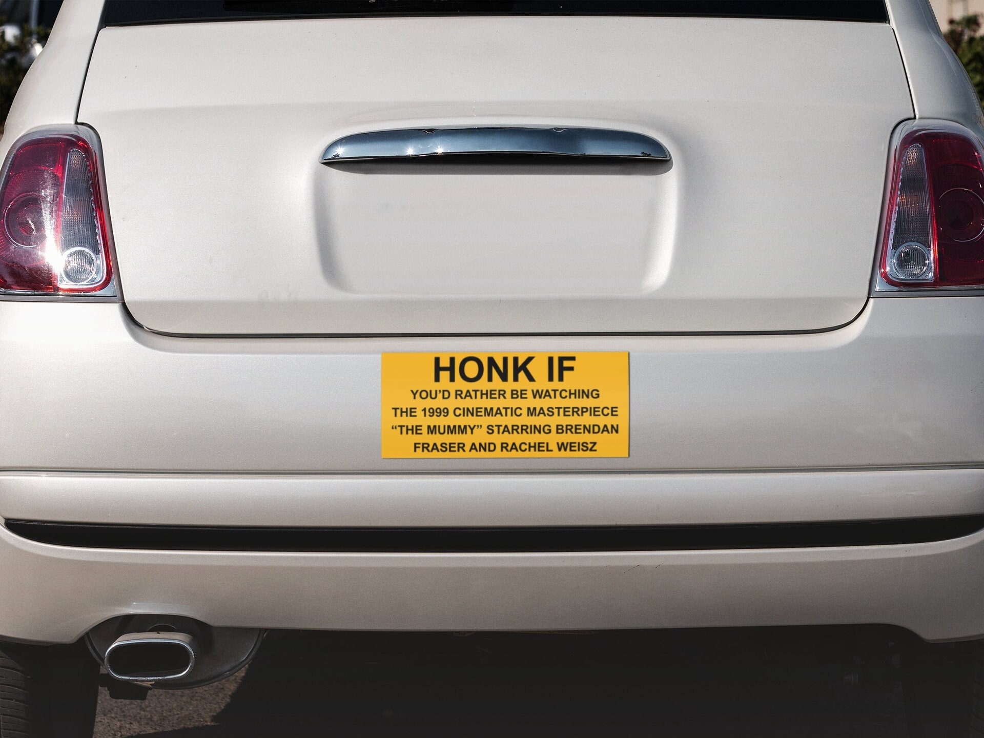 Honk If You Love the Mummy Bumper Sticker 7x3 | Etsy