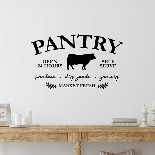Pantry Door Decal Etsy