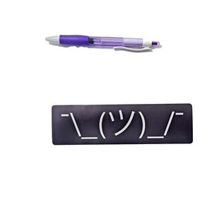 Shrug Emoticon 7" Waterproof Bumper Sticker or Magnet - Etsy