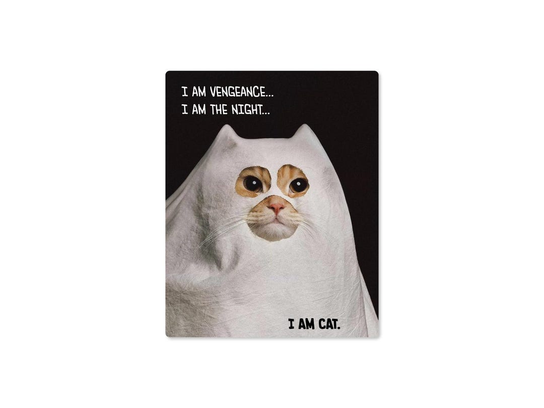 Funny Cat Meme Sticker: I Am Vengeance, 3" Waterproof Vinyl Decal - Etsy