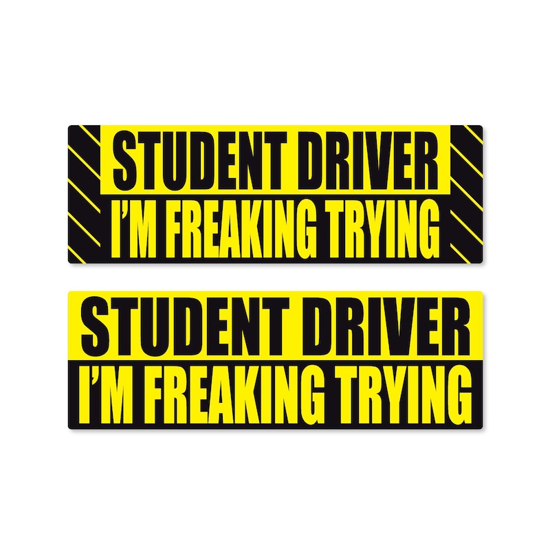 Student Driver Sticker - Etsy