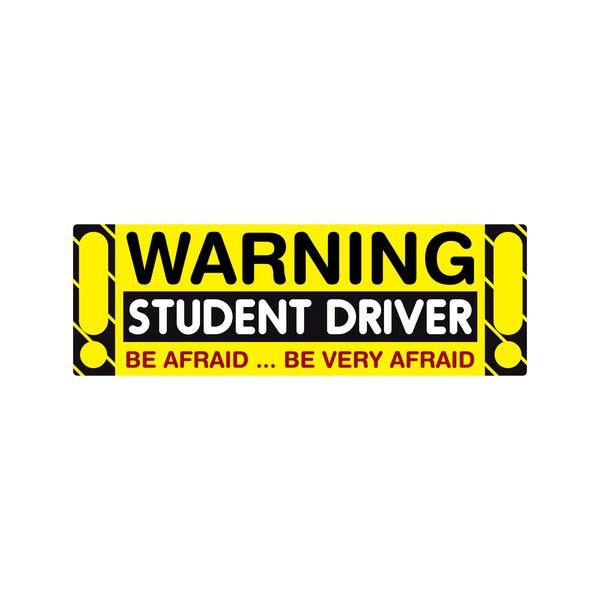 Student Driver Sticker - Etsy