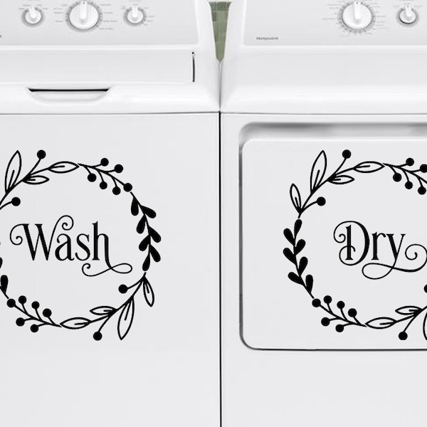 Washer Decal - Etsy