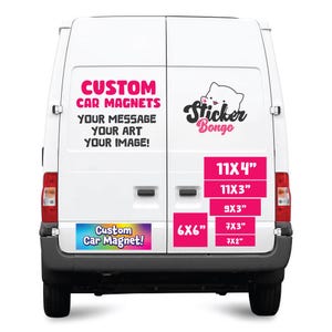Custom Bumper Sticker or Magnet – Personalized Car Decal With Your Text ...