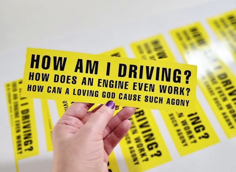 How Am I Driving Sticker Car Sticker Vinyl Sticker Car - Etsy Australia