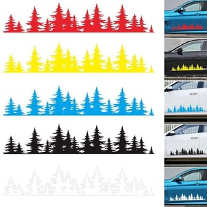Set of 2 Forest Decal Car Graphics Side Vinyl Sticker Decals for Cars ...