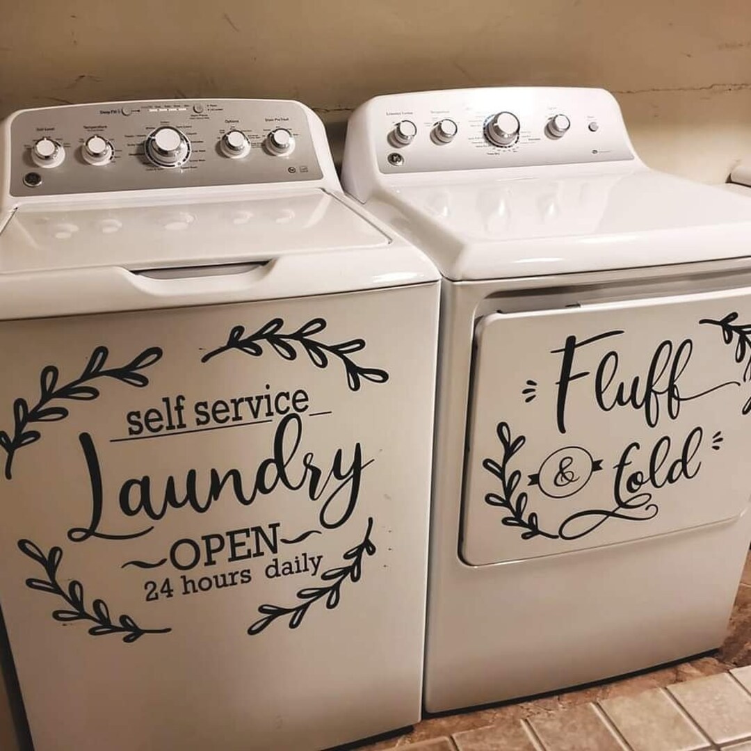 Laurel Laundry Room Decals | Laundry Room Decor | Laundry Wall Decor ...