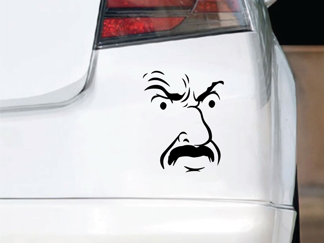 Carl's Face ATHF Vinyl Decal: Carl's Face From Aqua Teen Hunger Force ...