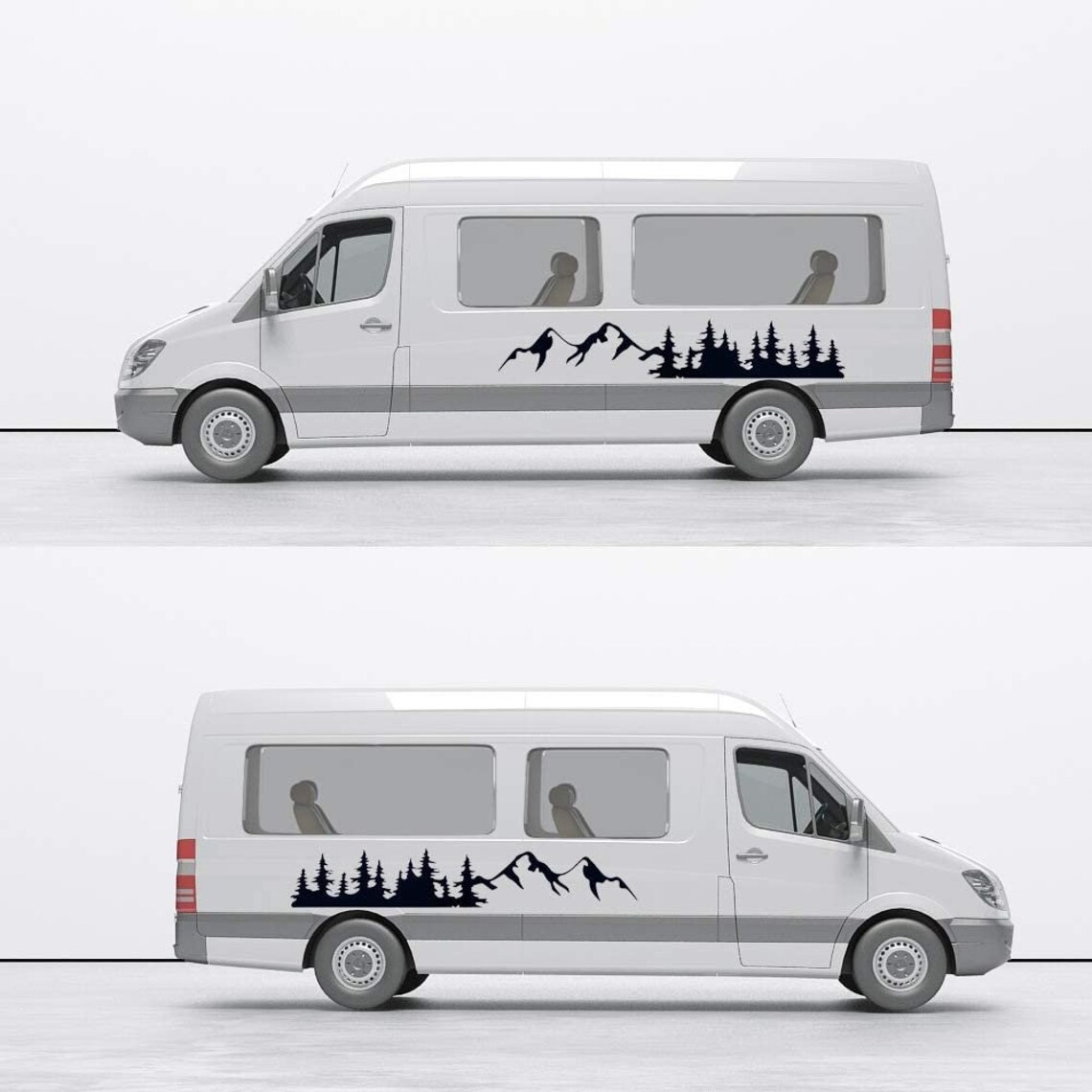 Forest and Mountain Scenery Graphics Car Side Body Stickers - Etsy