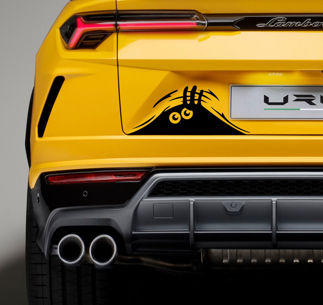 Peeking Monster Friendly Eyes Car Decal/sticker Laptop Ipad | Etsy