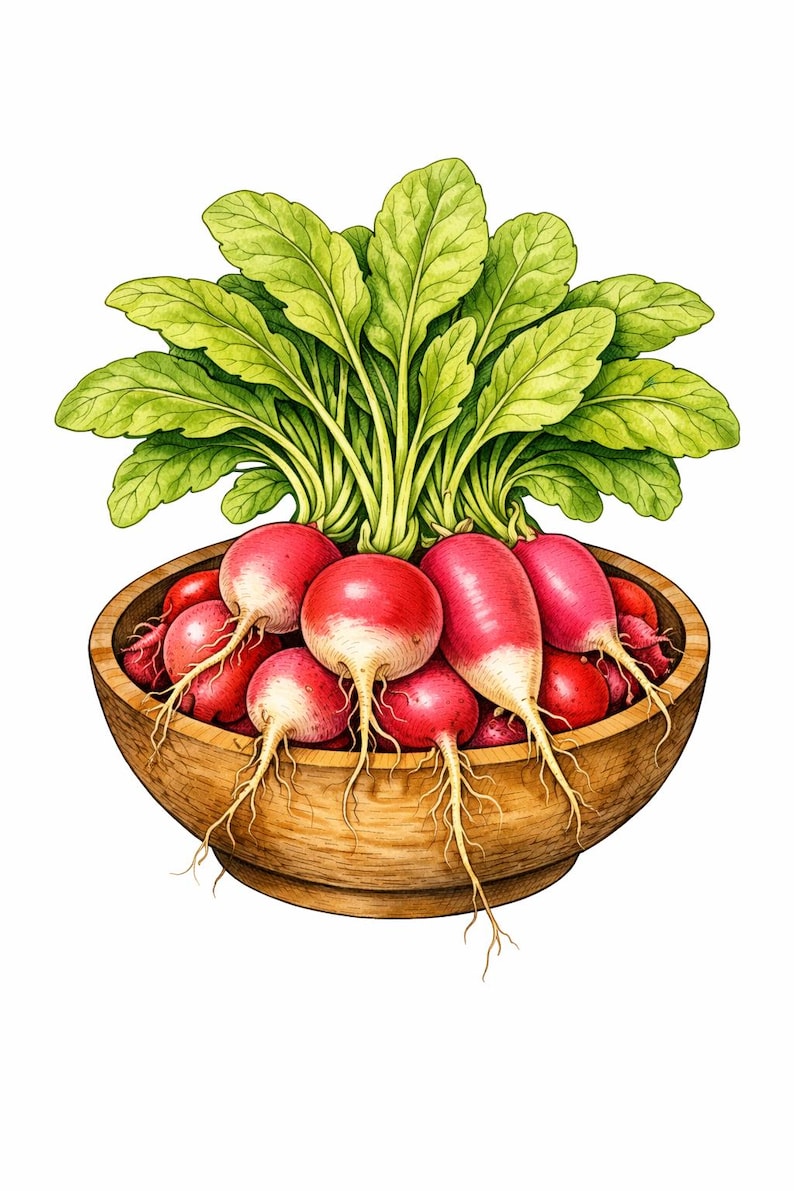 Botanical Root & Garden Vegetables · 25 Pages · Printable PDF - Etsy