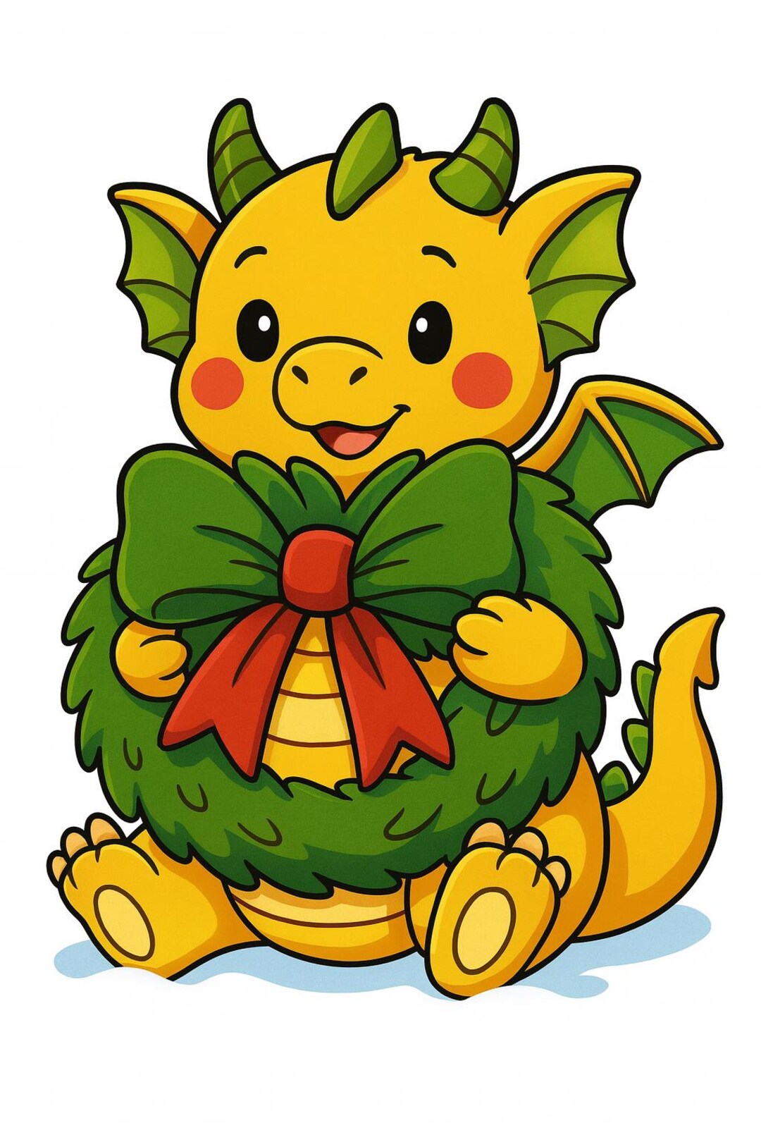 Christmas Dragons Coloring Book for Kids – Holiday Dragon Coloring ...