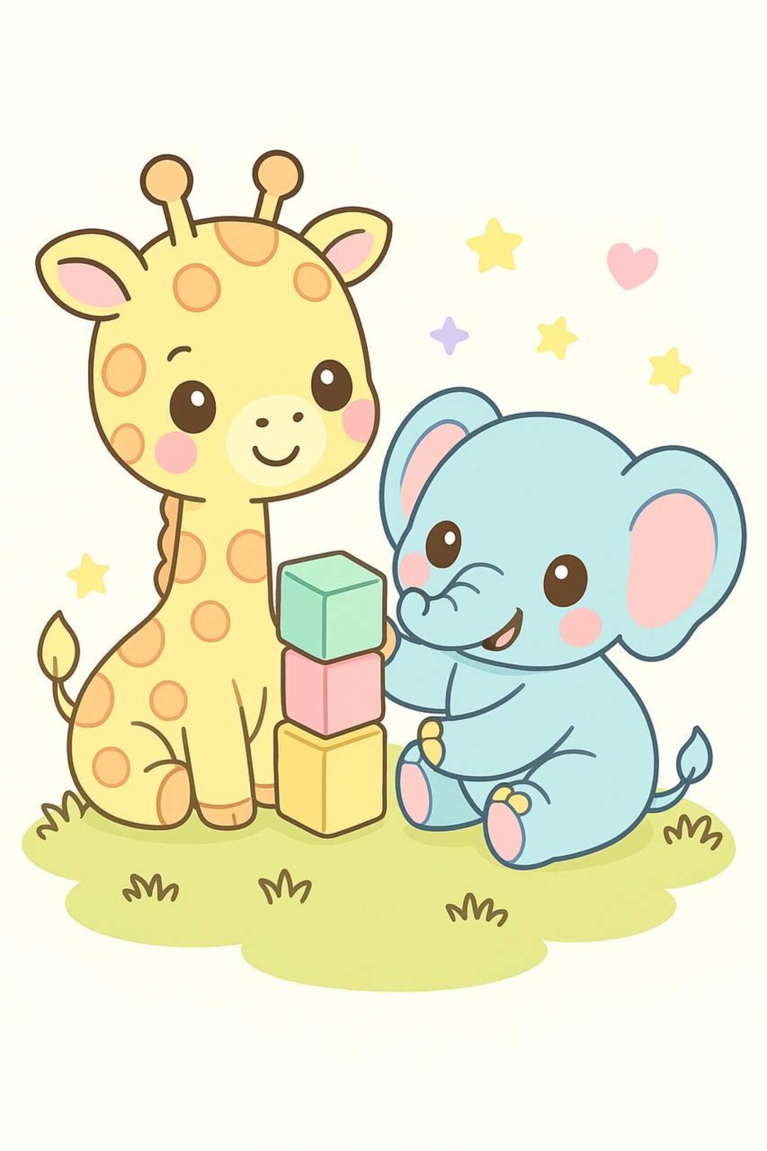 Zoo Animals Coloring Book for Kids: 20 Printable Pages (PDF) - Etsy