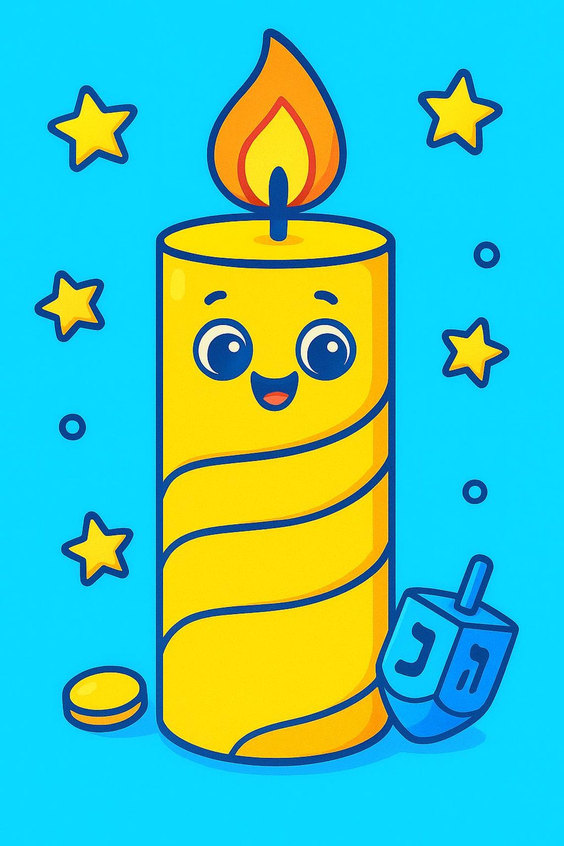 Hanukkah Menorah Coloring Book for Kids – 20 Pages Printable - Etsy