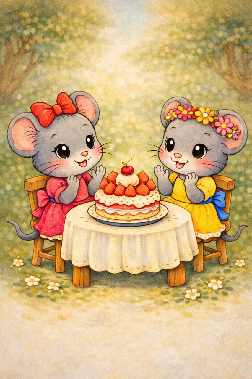 Tiny Mice Tea Party – Animal Tea Time Coloring Book for Kids | 20 ...