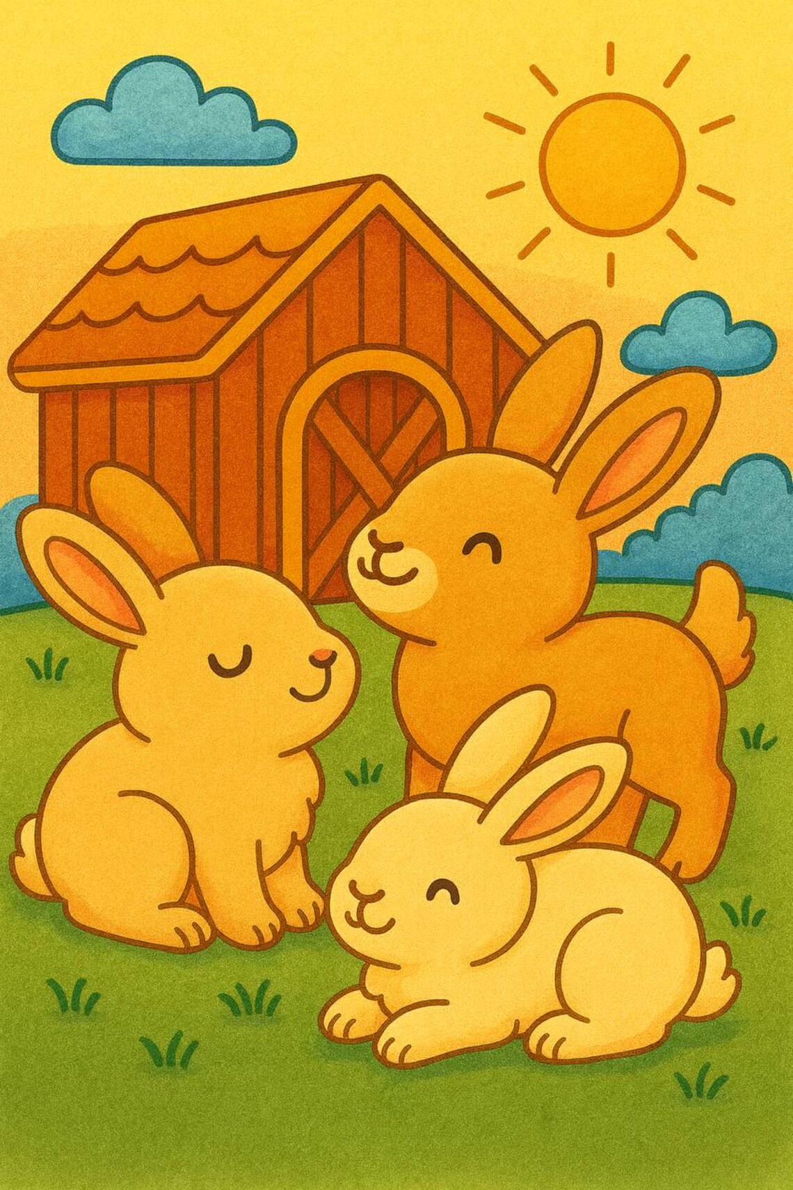 Farm Animals Friends Coloring Book for Kids • 20 Pages • Pages With ...
