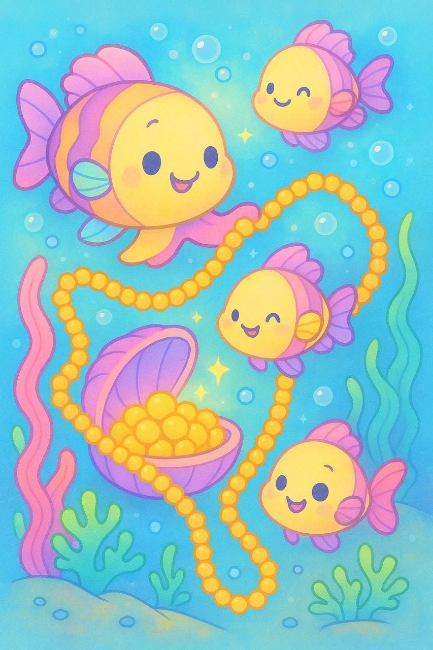 Treasure Chest Underwater Coloring Book for Kids – 20 Magical Ocean ...