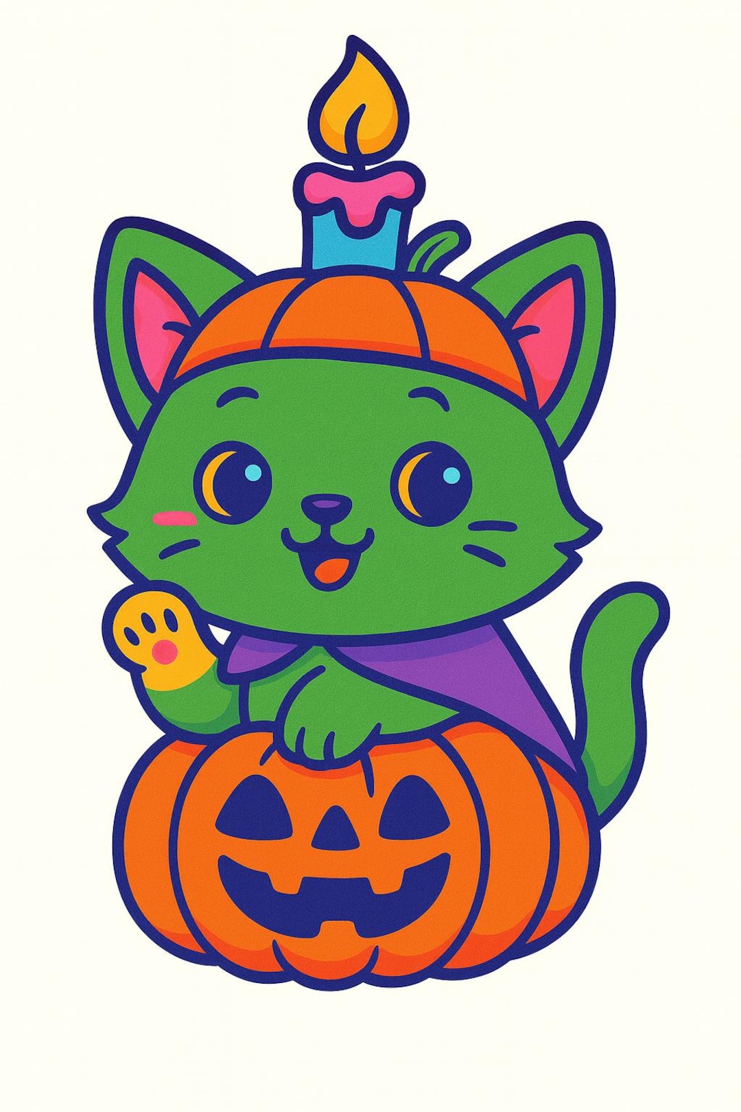 Halloween Animals Coloring Book for Kids – Pumpkin Pets Parade (20 ...