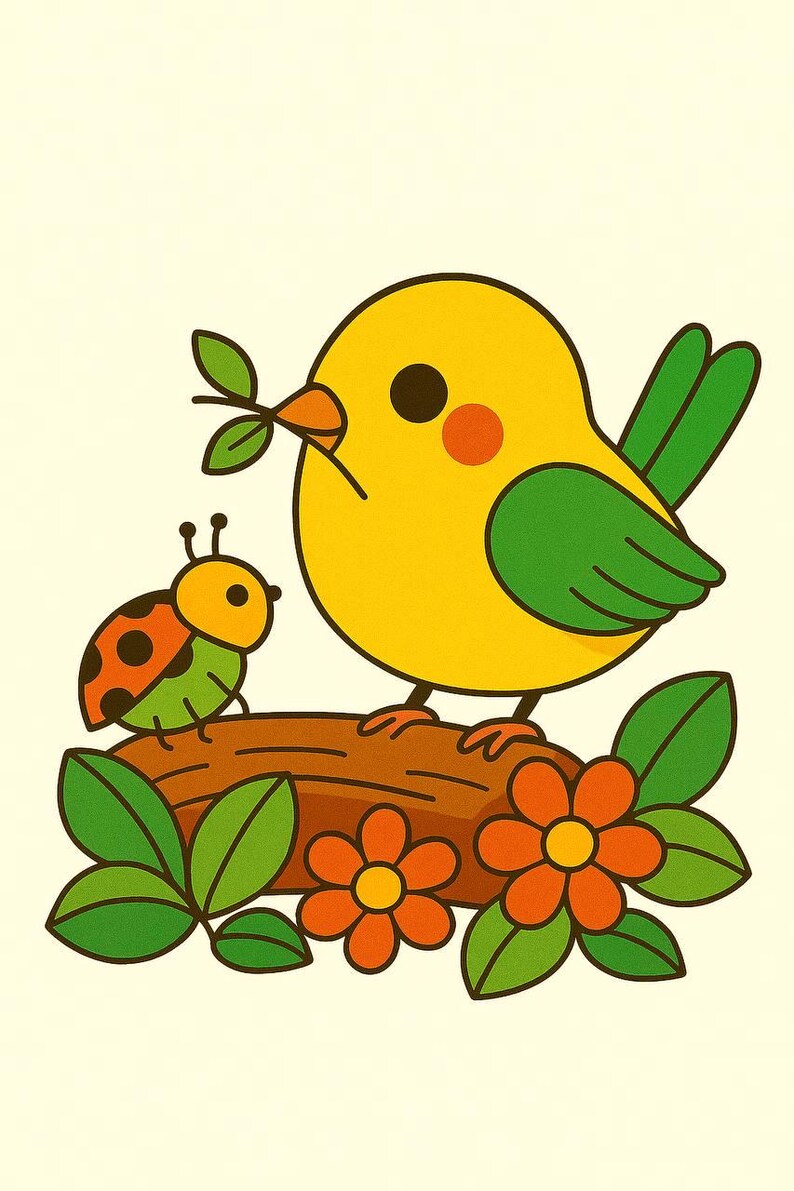 Birds Garden Songs – Singing Birds Coloring Book for Kids | 20 ...