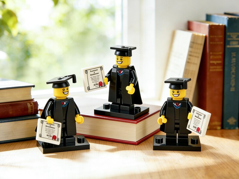 Graduation Minifigures, 2026 Graduation Gifts, Grad Gifts for Him&her ...