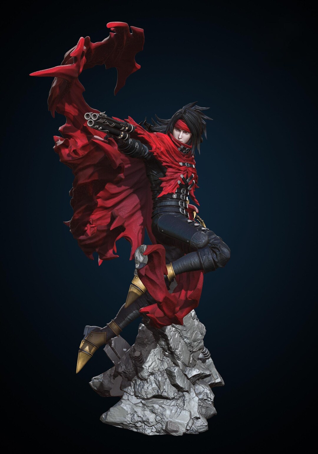 Vincent Valentine STL 3D Print File | Final Fantasy VII STL Figure | 3D ...
