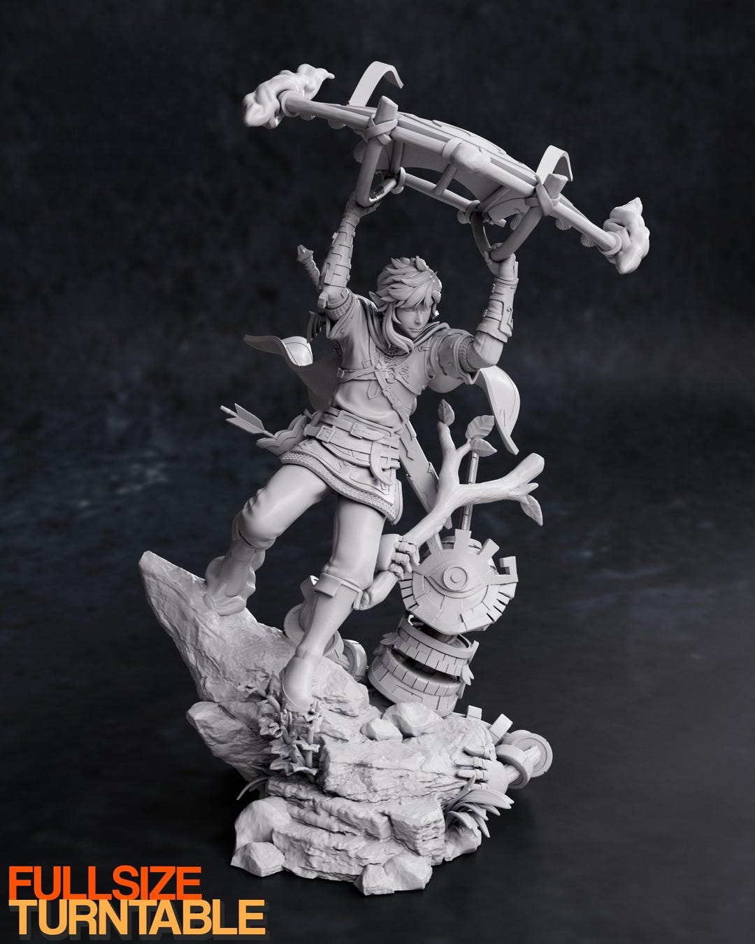 Link STL 3D Print Figure | Tears of the Kingdom STL Figure File ...