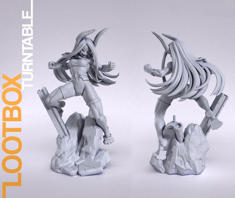 Mirko STL 3D Print File | Hero Bunny STL Figure File | Anime Girl 3D ...