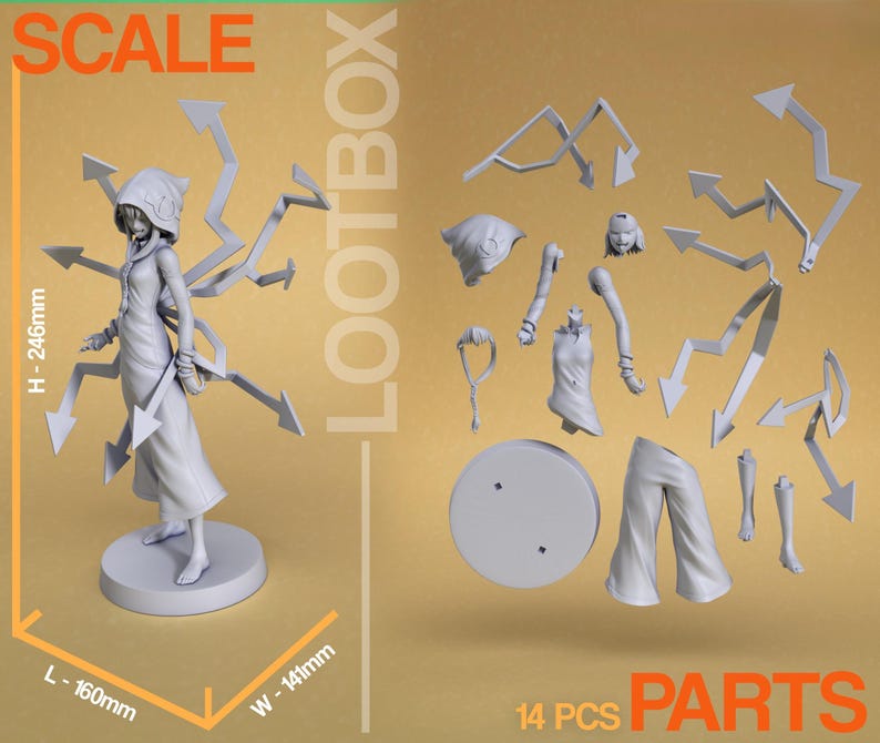 Medusa Gorgon STL 3D Print File | Snake Queen STL Figure File | Dark ...