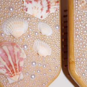 Sea Shell Pearl Hairbrush | Pearl Hairbrush | Mermaid Hairbrush - Etsy