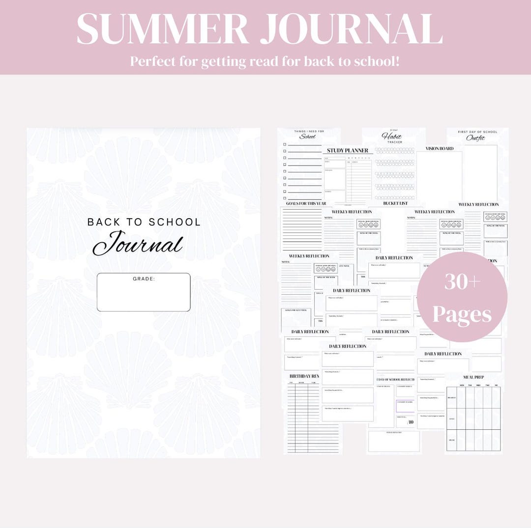 Back to School Journal - Etsy