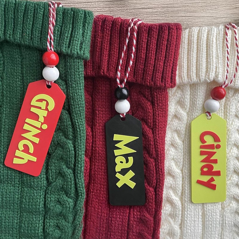 Grinch Gift Tags - 60+ Gift Ideas for 2025