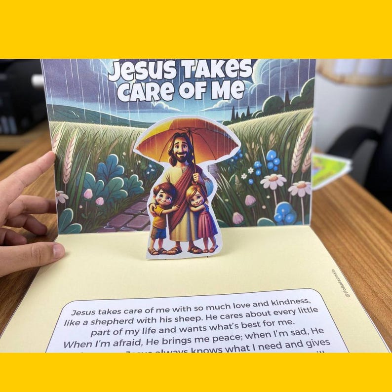 Jesus My Faithful Friend Bible Lesson Kit – 3D Book + Coloring Book ...