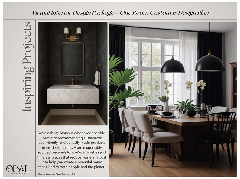 Custom E-design | Virtual Interior Design | Personalized Interior Styling | Virtual Room ...