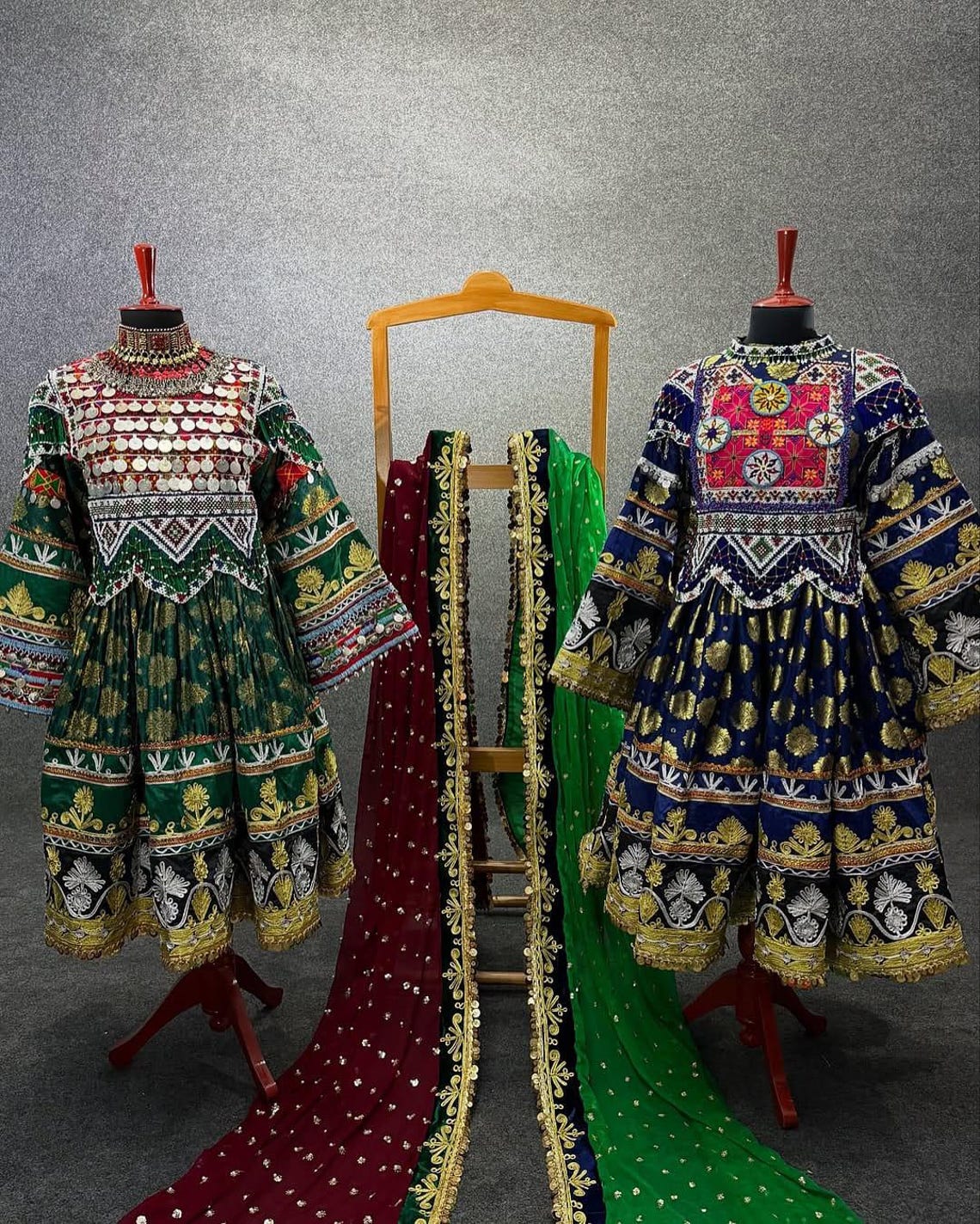 Afghan Dress | Traditional Kuchi Gown | Handmade Afghan Kuchi Frock ...