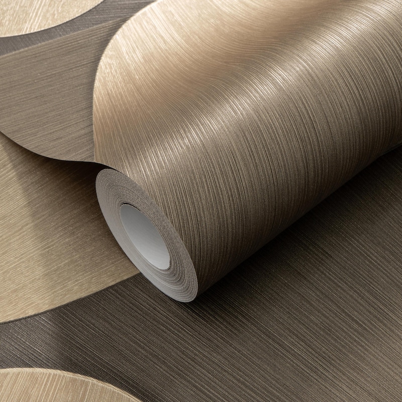 Abstract Wallpaper Taupe - Etsy