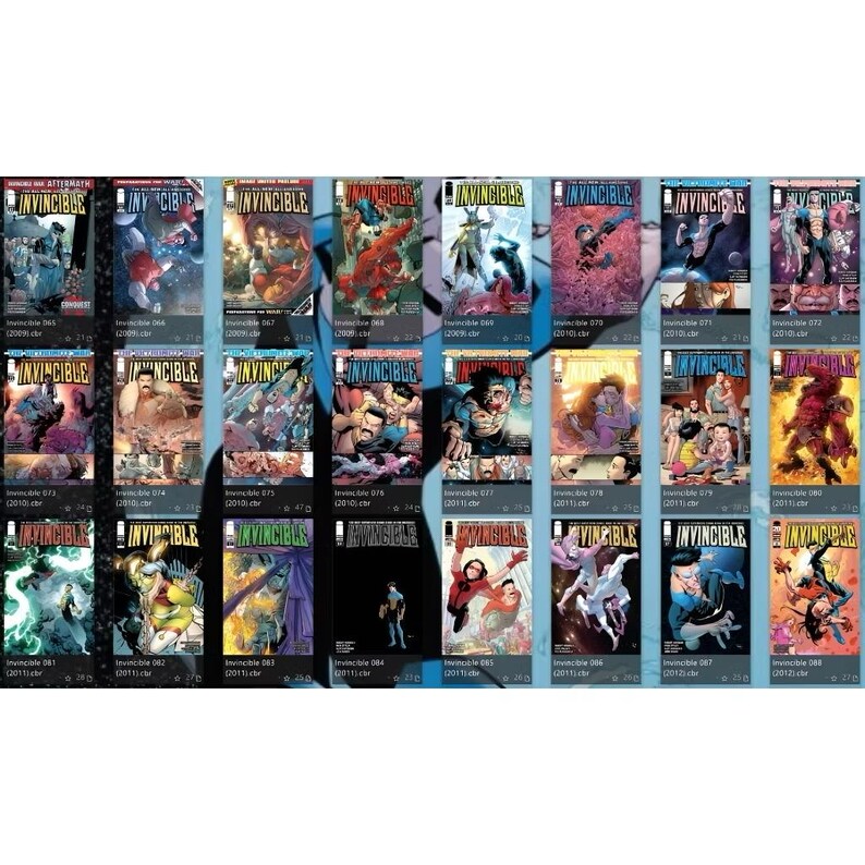 Invincible Comics Digital Collection: the Complete Superhero Saga - Etsy