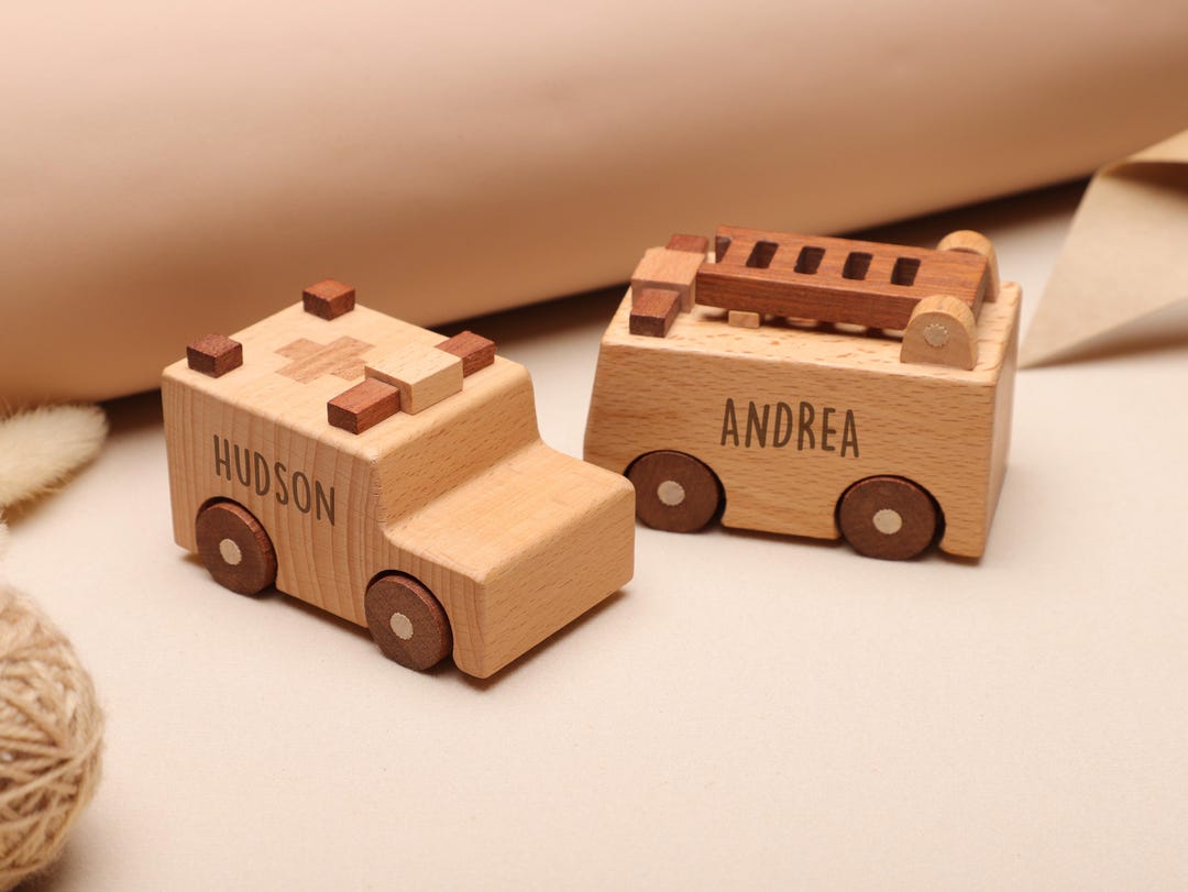 Personalized Toy Cars With Names, Sensory Toys for Toddlers, Birthday ...
