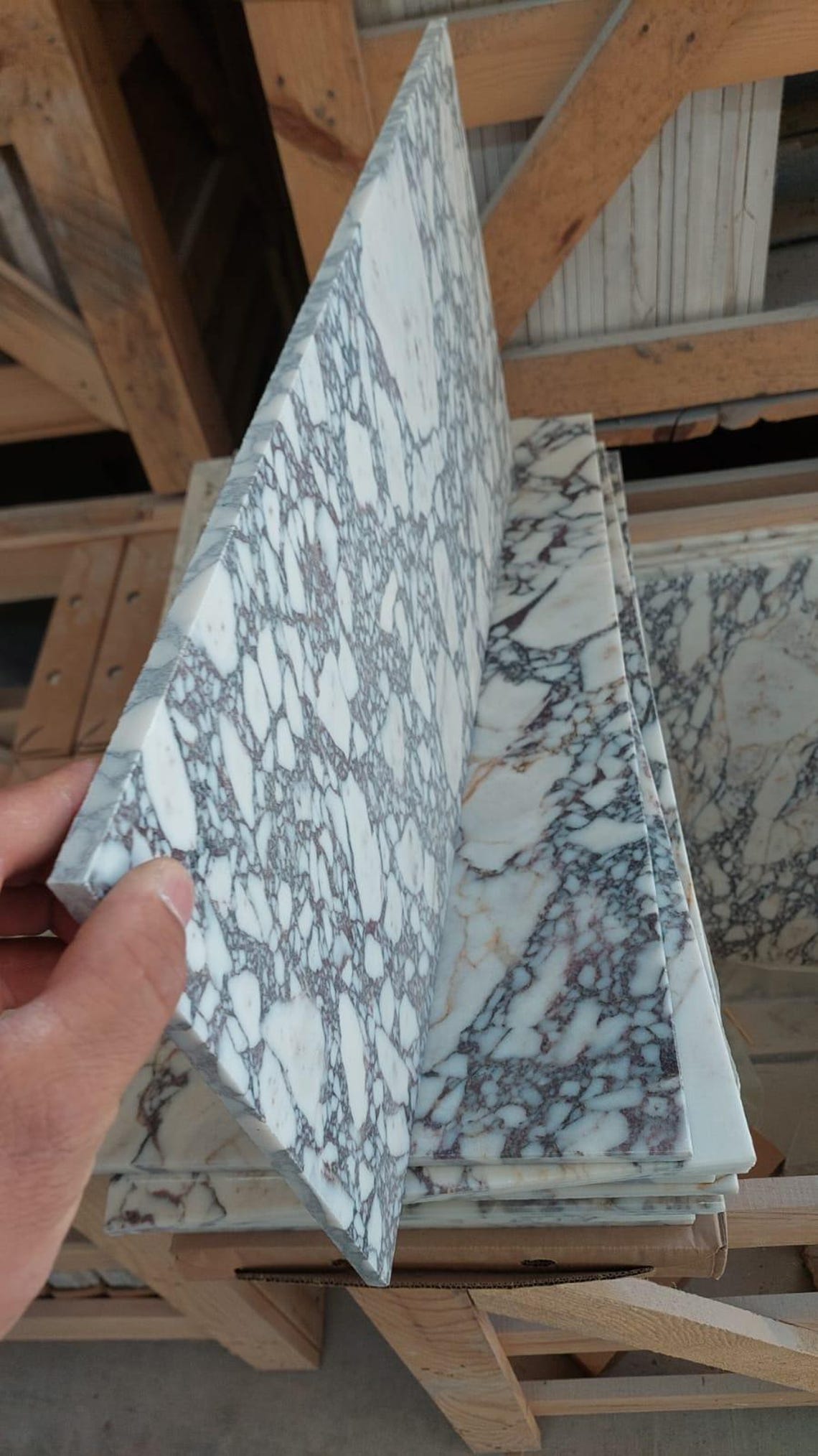 Calacatta Viola Marble Tiles 24x12” – Decorative Stone for Bathroom ...